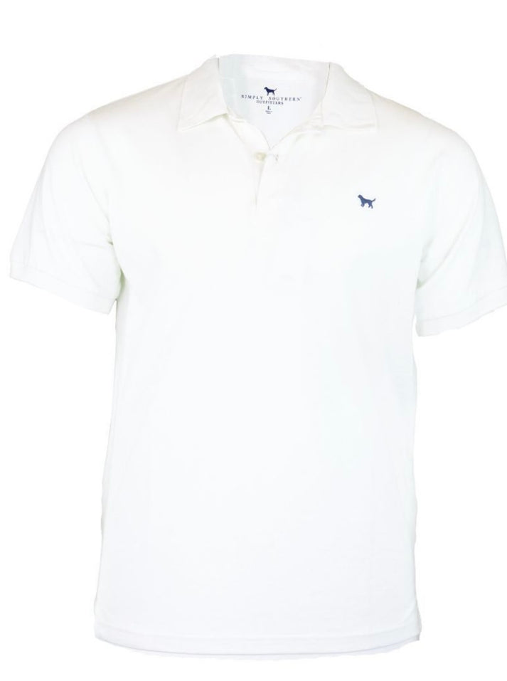 Simply Southern Men’s White Polo – Taylor's Boutique and Tanning