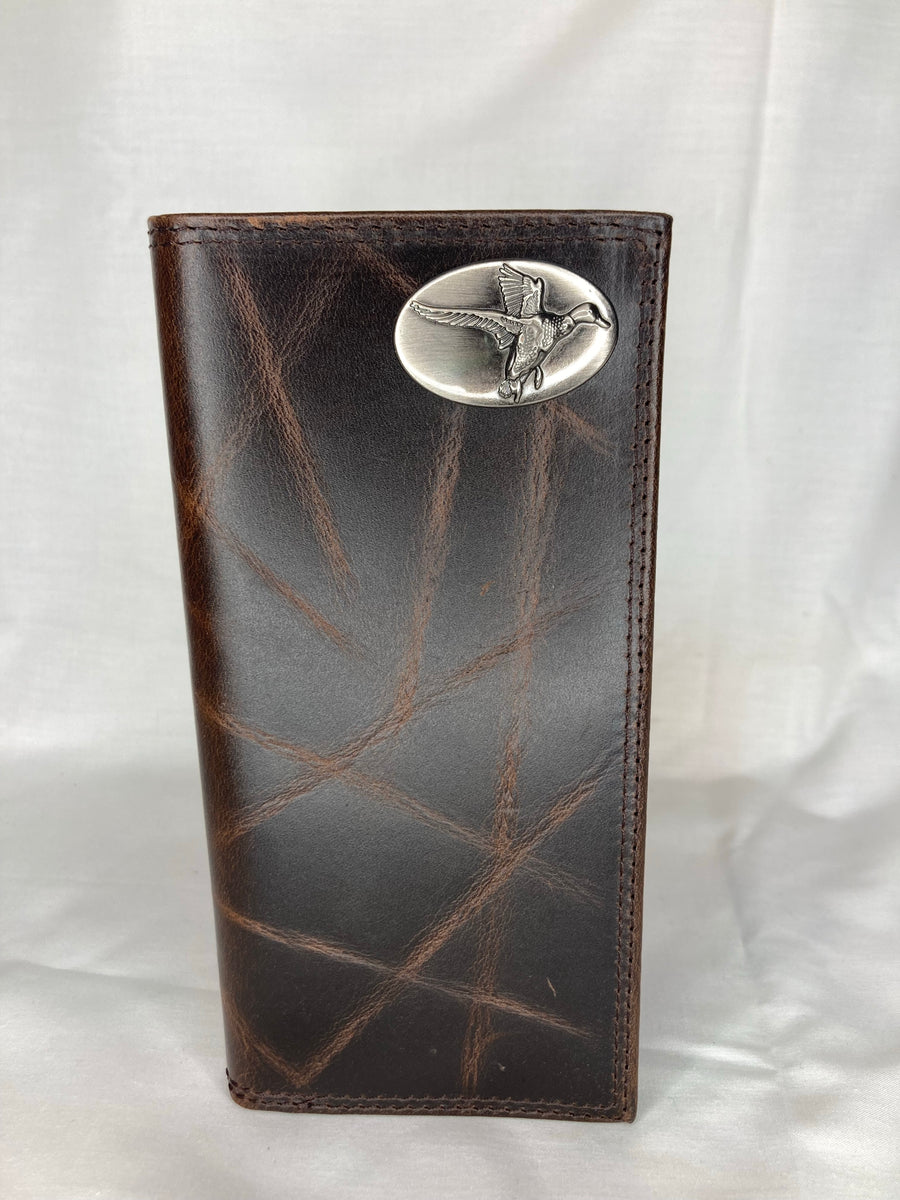Zep-Pro Flying Duck Wrinkle Leather Bifold Wallet – Taylor's Boutique ...